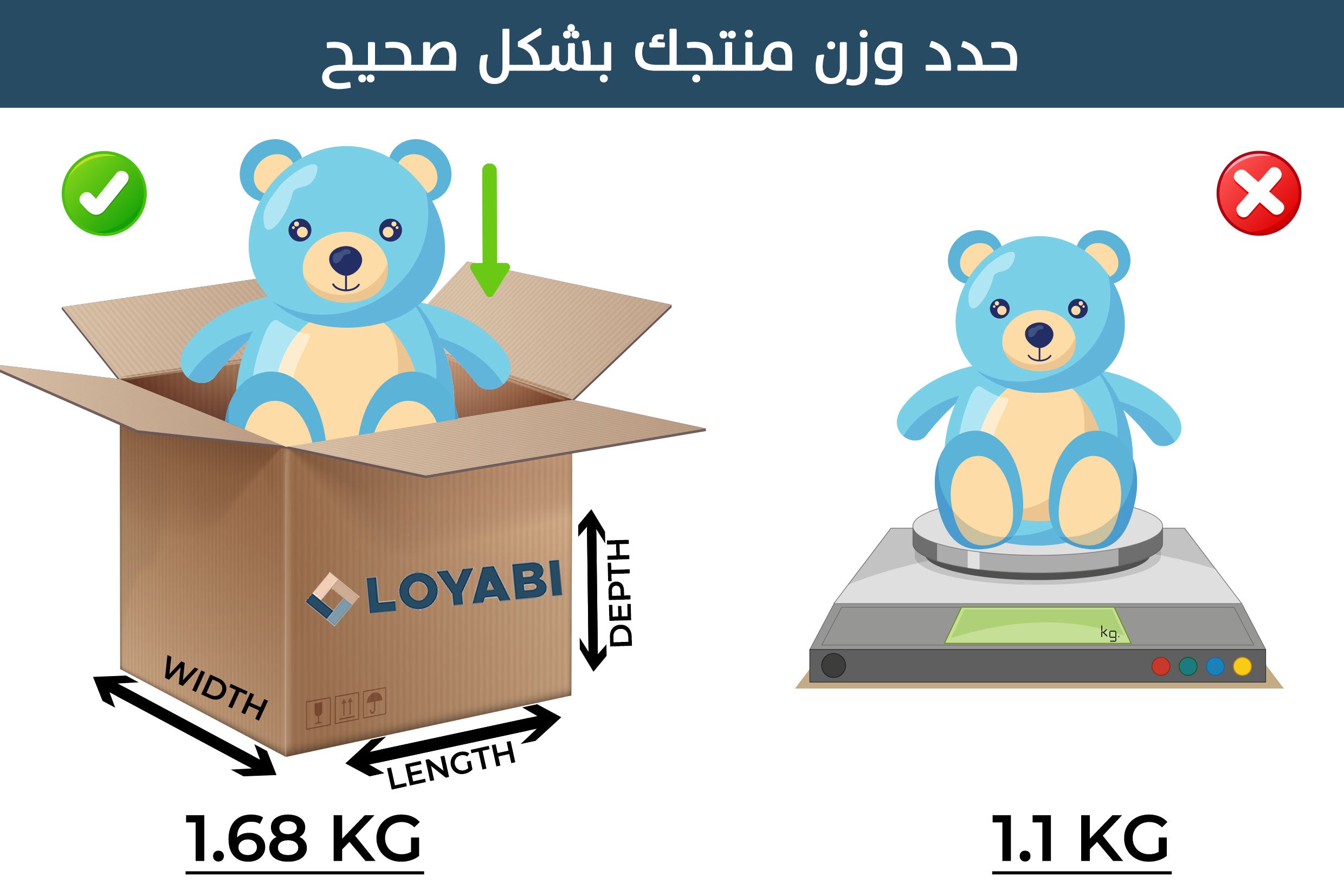 Avoiding Common Mistakes: The Importance of Correct Product Weight – Loyabi