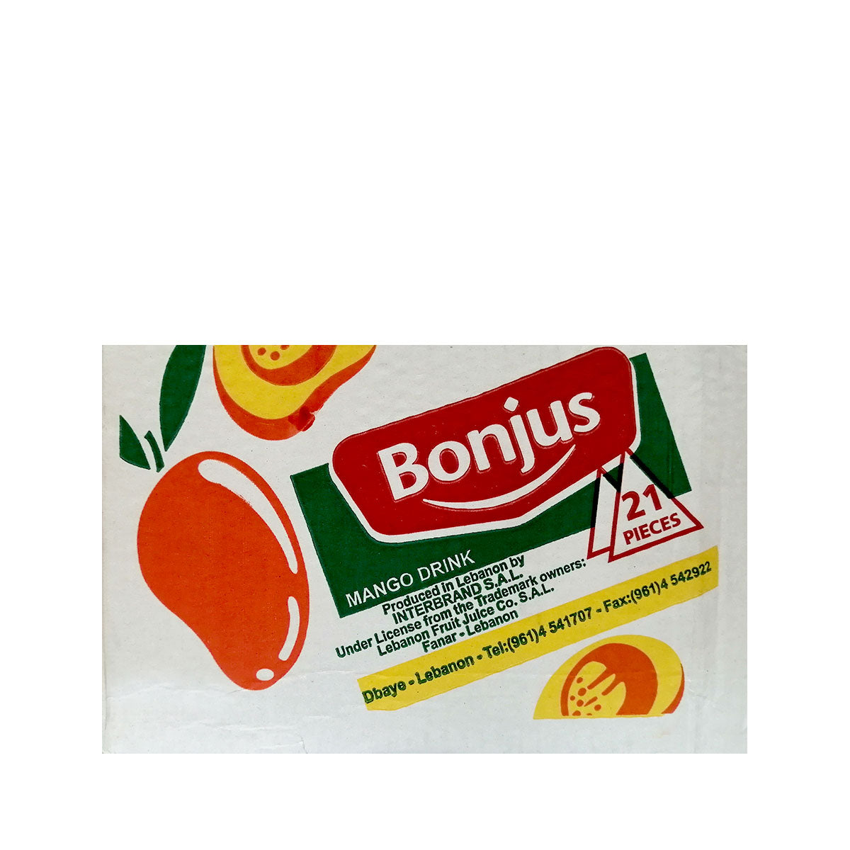 Bonjus Mango Drink 180 ml بونجوس عصير نكهة المانغو – Loyabi