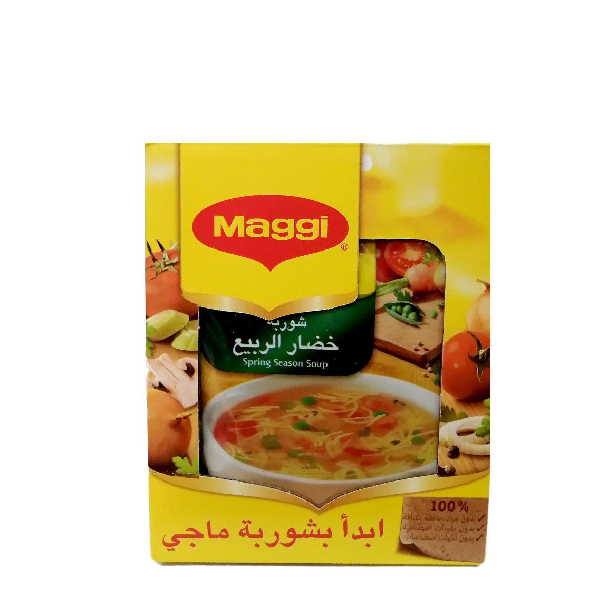 Maggi Spring Season Soup 12 Sachets ماجي شوربة خضار الربيع ١٢ مغلف – Loyabi