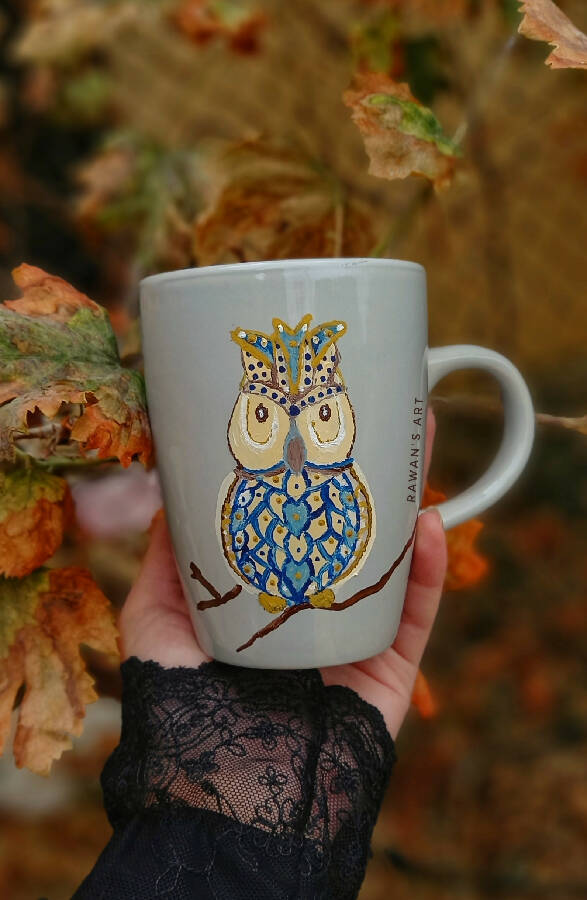 Rawan's Art Hand Painted owl design – Loyabi